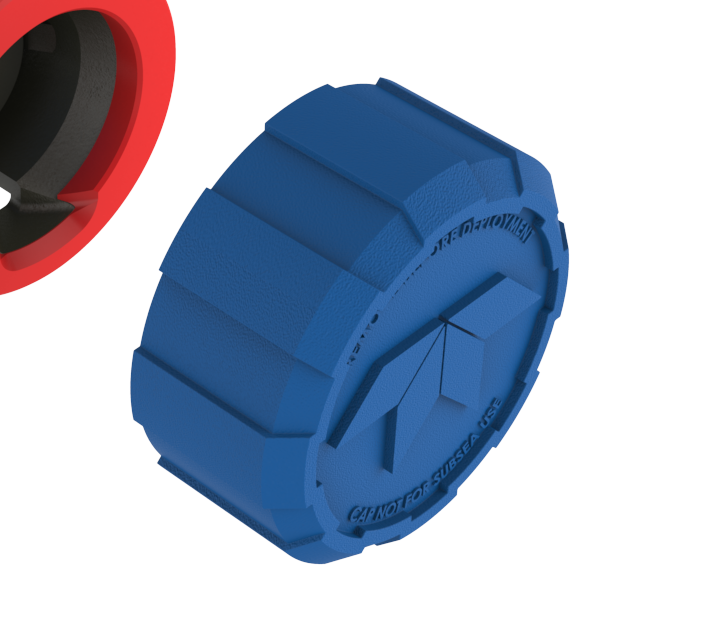 1079363 - SHIPPING & STORAGE CAP, SANTOPRENE LG 4" - FOR CABLE END CON ...